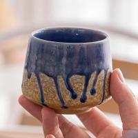 China Creative Japanese Cups Tea Cup Coarse Handmade Pottery Tea Cup for sale