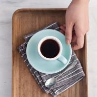 China 80ml Ceramic Espresso Cup Set Modern European Coffee Cup 2.7oz for sale