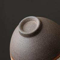 China Retro Ceramic Tea Cup with Saucer 6.6x5cm Creative Drawing Glaze Gift Wholesale for sale