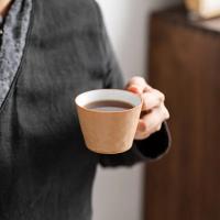 China 200ml Ceramic Latte Cup Vintage Coffee Mug Reusable Drinkware for Cafes and Hotels for sale