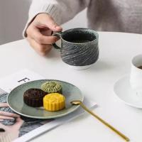China 160ml Turkish Style Ethiopian Espresso Coffee Cup Set Traditional Art Ceramic Tea Cups and Saucer Sets for sale