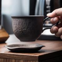 China Vintage Ceramic Coffee Mug 240ml Rustic Tumbler Cup for Tea Milk Water Home Office Drinkware Bulk for sale