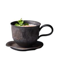 China Vintage Ceramic Coffee Mug 240ml Rustic Tumbler Cup for Tea Milk Water Home Office Drinkware Bulk for sale