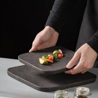 China Matte Ceramic plates Sushi plate restaurant dishes square plate Wholesale tableware for sale