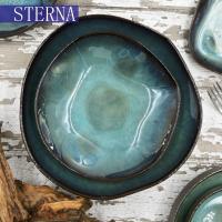 China Japanese style Kiln Ceramic tableware set Creativity salad plates dishes for restaurant ceramic dinnerware sets for sale