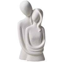 China Nordic Abstract Person Resin Ornament 10cm x 8.5cm x 20.5cm Modern Home Decoration for sale