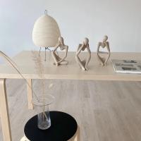 China Modern Resin Abstract Character Handicraft Ornaments Nordic Office Bookshelf Decoration 29.5x14.5x53 cm for sale