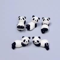 China Fashion Tableware Ceramic Chopstick Fork Spoon Rest Kitchen Chopsticks Rack Panda Chopstick Holders for sale