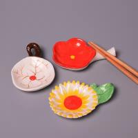 China Japanese Pen Stand Spoon Fork Rack Chopstick Holder Rest Ceramic Chopstick Holders for sale
