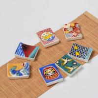 China Japanese Pen Stand Spoon Fork Rack Chopstick Holder Rest Ceramic Chopstick Holders for sale
