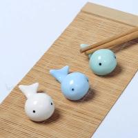China Japanese Pen Stand Spoon Fork Rack Chopstick Holder Rest Ceramic Chopstick Holders for sale
