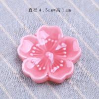 China Japanese Ceramic Multicolor Cherry Blossom Chopstick Holder Pen Holder 4.5x4.5x3 cm for sale