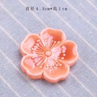 China Japanese Ceramic Multicolor Cherry Blossom Chopstick Holder Pen Holder 4.5x4.5x3 cm for sale