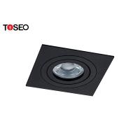 China Adjustable Square Recessed Downlights Cutting 80mm Gu10 Downlight Fixture for sale