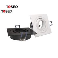 China Square Recessed  Downlights Fixture Cutting 80mm Gu10  GU5.3 for sale