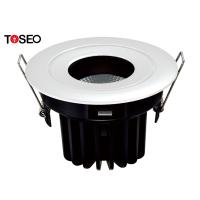 China 11W Fire Rated LED Downlight Dimmable Anti Glare Warm White 75mm Cutout Die Cast Aluminum for sale