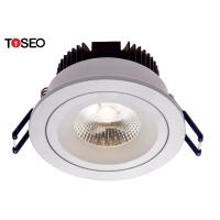 China Round 92mm Dimmable LED Downlights 10 Wattage For Meeting Room for sale