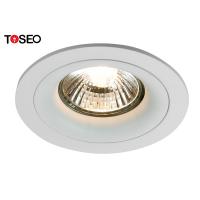 China 92mm Pure Aluminium 6W LED Recessed Downlight for Sloped Ceiling GU5.3 GU10 12V 220V for sale