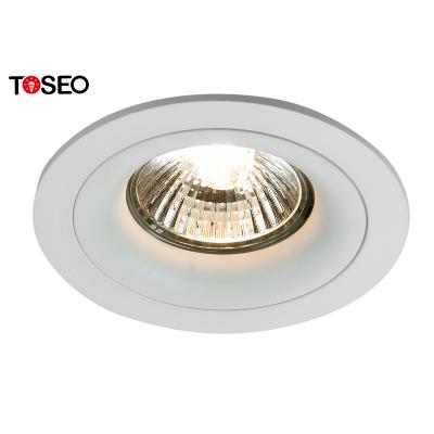 China 92mm Pure Aluminium 6W LED Recessed Downlight for Sloped Ceiling GU5.3 GU10 12V 220V for sale