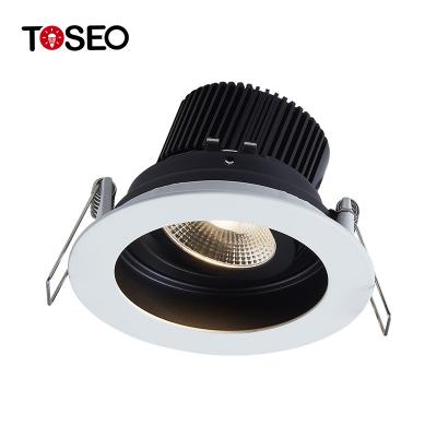 China Adjustable 10W Round LED Downlight Dimmable 220-240V 90mm Cutout for sale