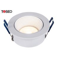 China White Adjustable Aluminium Ceiling Downlight Fixture 92mm Dia IP20 for sale
