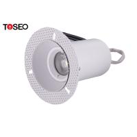China White / Black Fire Rated Trimless Downlights , 75mm Cut Out Downlights for sale