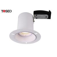 China White / Black Fire Rated Trimless Downlights , 75mm Cut Out Downlights for sale
