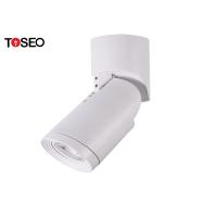 China Surface Mounted Adjustable 90 Downlight GU10 10W LED Ceiling Spotlight Black White for sale