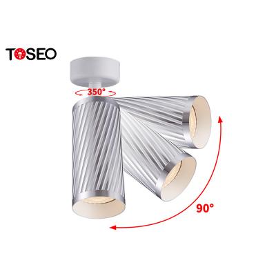 China Pure Aluminium LED Ceiling Spotlights IP20 Gu10 Surface Mounted Downlight for sale