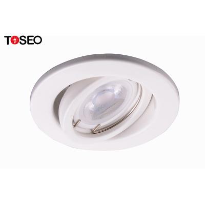 China 6W Adjustable Recessed LED Downlight 105mm Die Cast Aluminum GU5.3 GU10 220V for sale