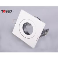 China 90mm Square Recessed Downlights Fixted Gu10 Downlight Fixture for sale