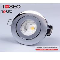 China Die Cast Aluminum 90mm Adjustable GU10 Recessed Downlight 50000H Life Span for sale