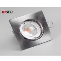 China Fixed Die Casting Aluminum Downlight , Square LED Recessed Downlight Fixtures for sale