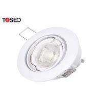 China Die Casting Alu Round Gu10 Recessed Downlight Fixtures Adjustable for sale
