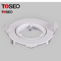 China Recessed GU10 Downlight 68mm Cutout Die Cast Aluminum Adjustable 220V 240V for sale
