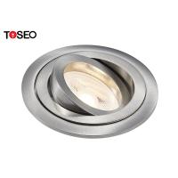 China 7W Round Recessed Downlight AC 220-240V Die-Cast Aluminum 88mm GU10 for sale