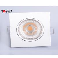 China 68mm Square Adjustable Downlight , AC 220-240V Recessed LED Ceiling Lights for sale
