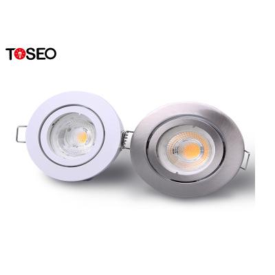 China 83mm Recessed LED Downlight Adjustable Die Cast Aluminum GU10 220V 2 Years Warranty for sale
