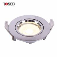 China Recessed GU10 Downlight 68mm Cutout Die Cast Aluminum Adjustable 220V 240V for sale