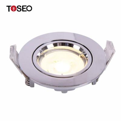 China Recessed GU10 Downlight 68mm Cutout Die Cast Aluminum Adjustable 220V 240V for sale