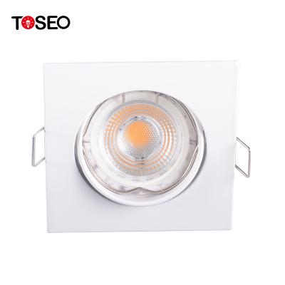 China 68mm Square Adjustable Downlight , AC 220-240V Recessed LED Ceiling Lights for sale