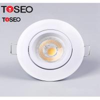 China Die Cast Aluminum Recessed Downlight 74mm Cutout 5W GU10 AC 220-240V for sale