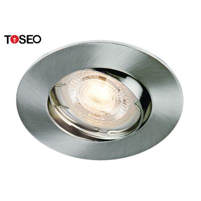China 6W Recessed Downlight 90mm Cut Out Die Cast Aluminum GU10 220V for sale