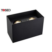 China Adjustable Square Double Head Surface Mounted LED Downlight 200x100mm GU10 220V for sale
