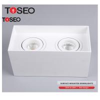 China Adjustable Square Double Head Surface Mounted LED Downlight 200x100mm GU10 220V for sale
