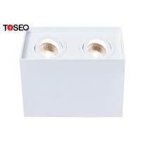 China Square Surface Mounted Downlight GU10 Adjustable Ceiling Spotlight 200x100mm AC220-240V for sale