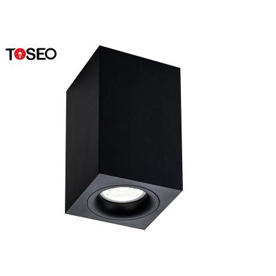 China Modern Surface Mounted Downlights GU10 AC 220-240V White / Black for sale