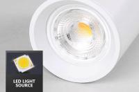 China Pure Aluminum G10 Cylinder Surface Mounted LED Downlight Anti Glare for sale