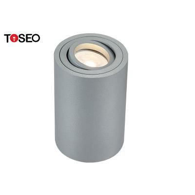 China Black Surface Mounted Ceiling Downlight Adjustable GU10 85mm Pure Aluminium for sale