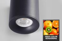 China Surface Mounted GU10 Downlight , Die Cast Pure Aluminium Cylinder LED Downlight for sale